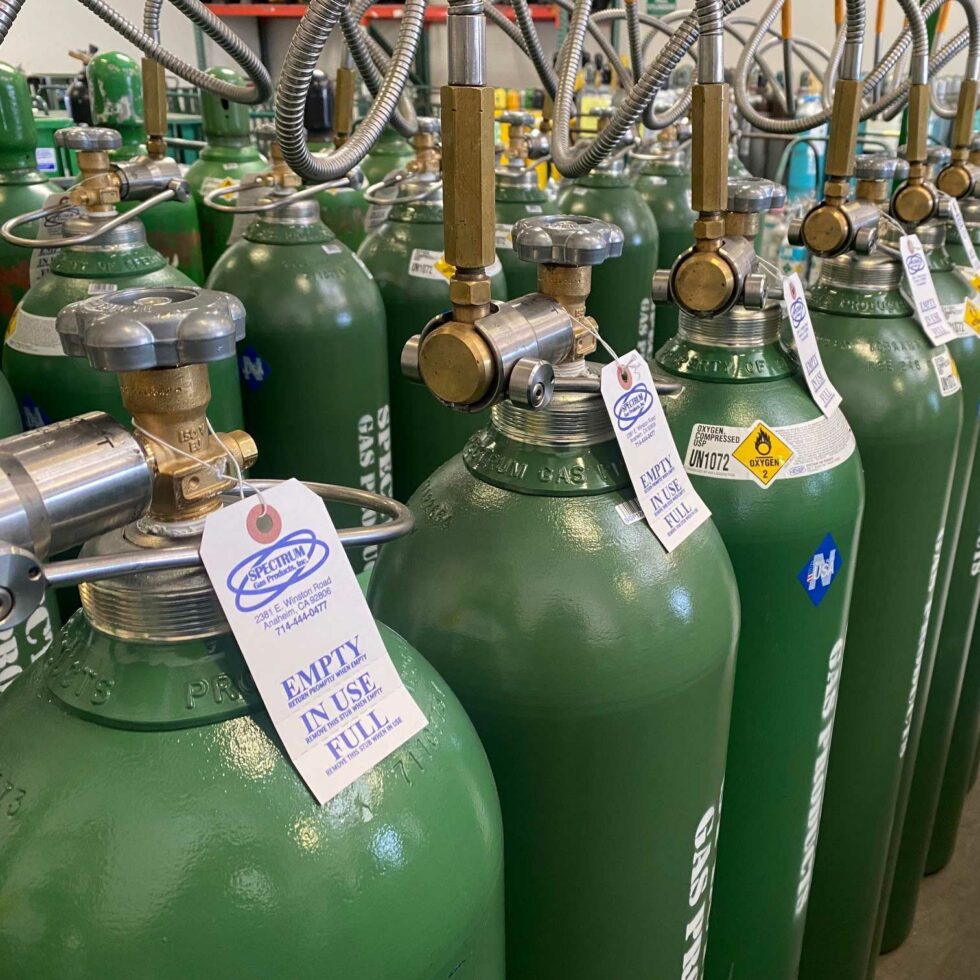 Cylinder Refills and Rentals - Spectrum Gas